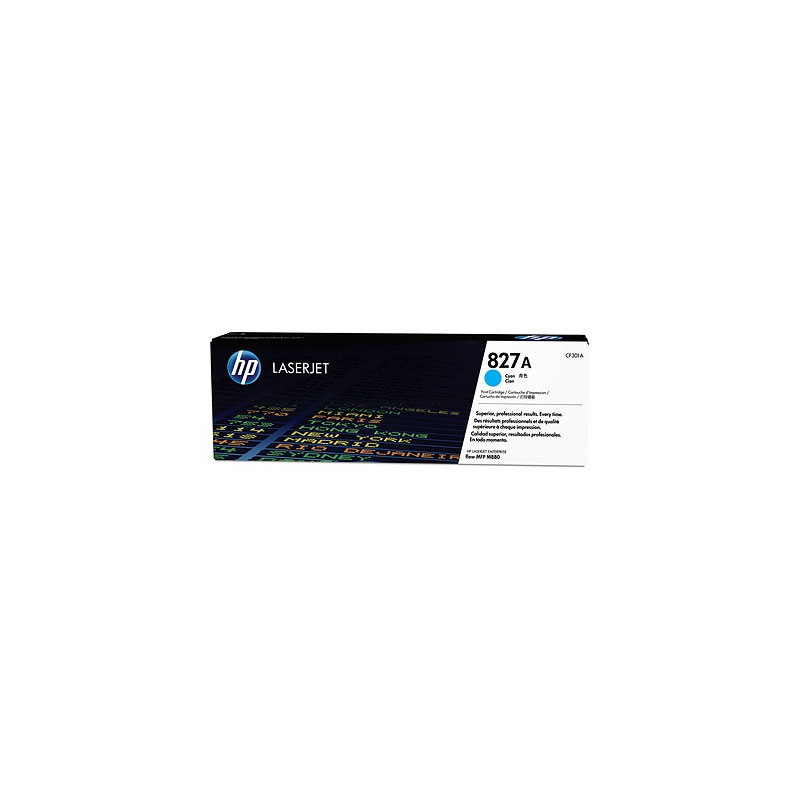 HP 827A Cyan Original LaserJet Toner Cartridge -technoplace.ma