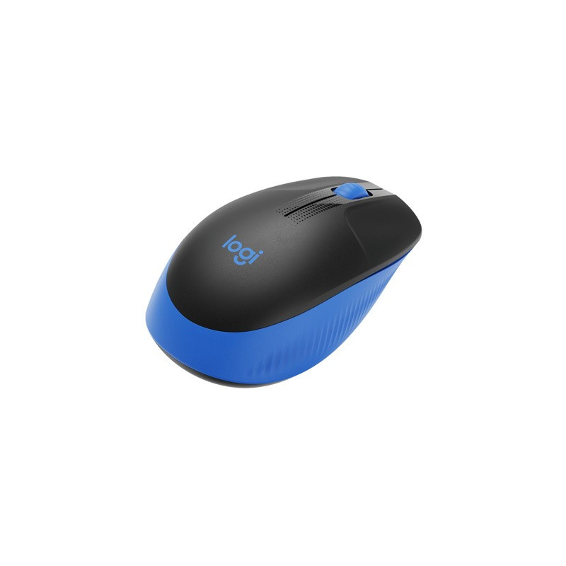 LOGITECH M190 Full-size wireless mouse - BLUE - EMEA 12M (910-005907)