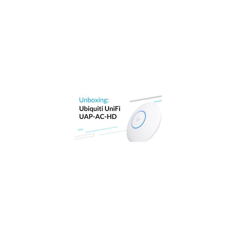 Ubiquiti UniFi AC HD 1733 Mbit/s Blanc Connexion Ethernet, supportant l ...